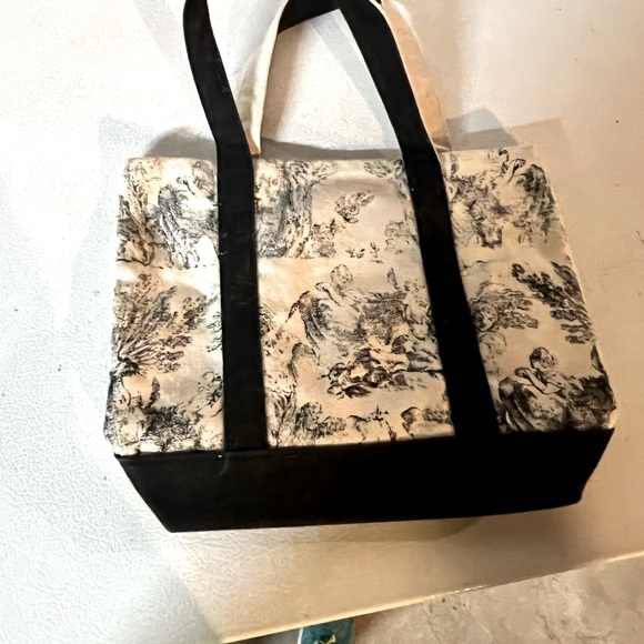 Bags | Toile Tote Bag | Poshmark